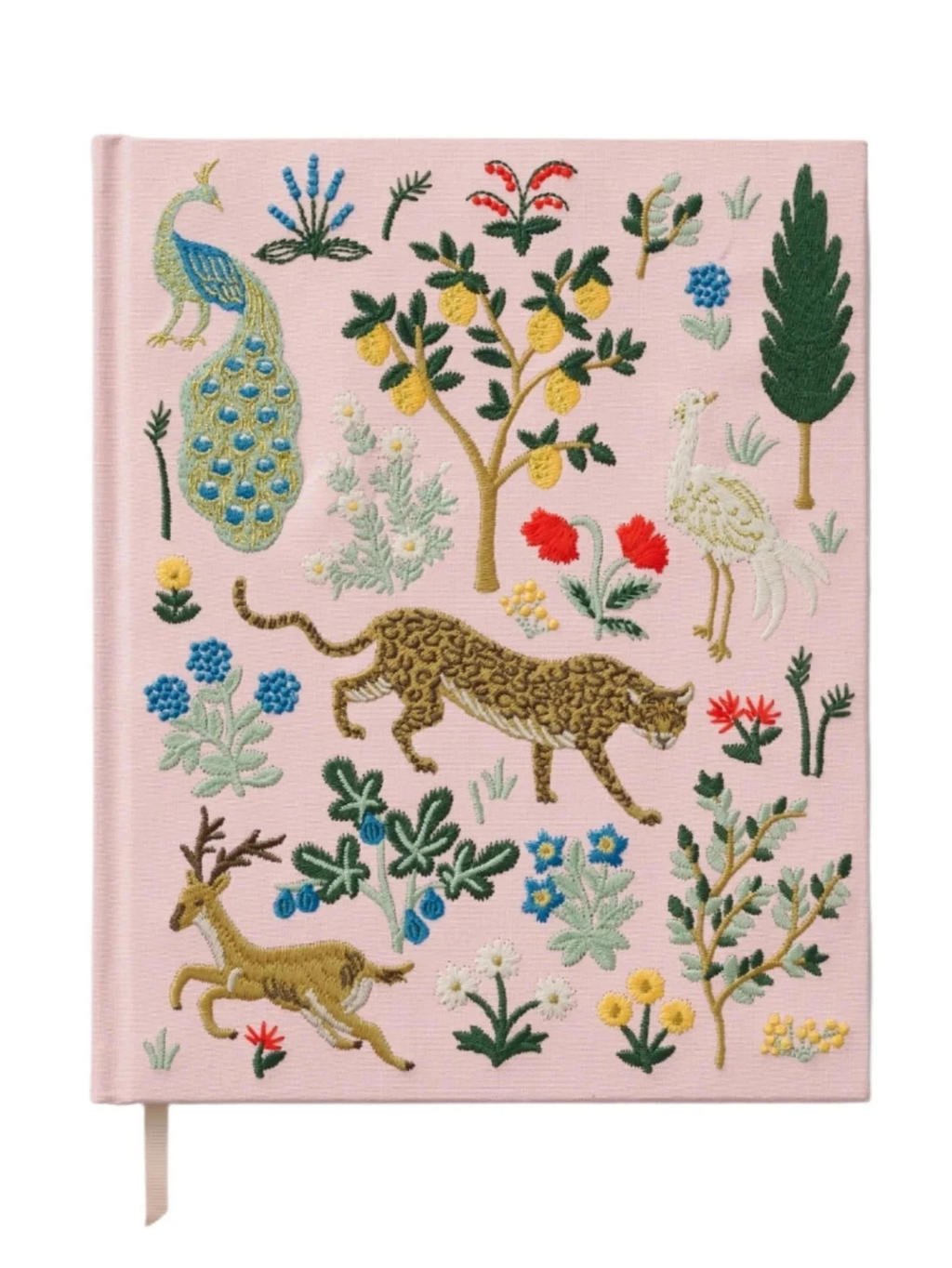 Menagerie Embroidered Sketchbook